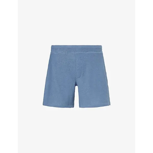 Paige Elijah Drawstring Cotton-blend Shorts
