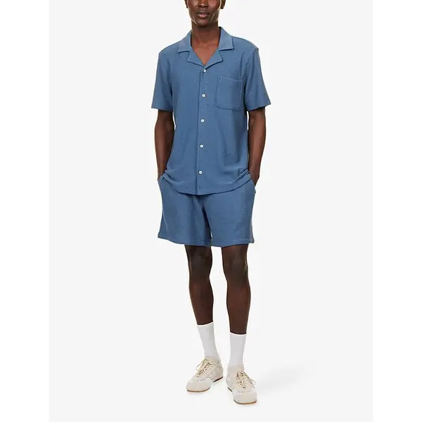 Paige Elijah Drawstring Cotton-blend Shorts