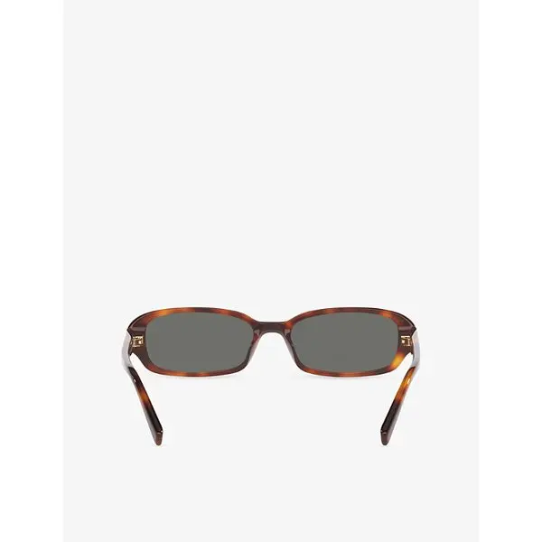 Saint Laurent Sl 872 Oval-frame Acetate Sunglasses