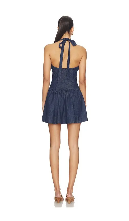 Free People Clean Break Denim Mini Dress