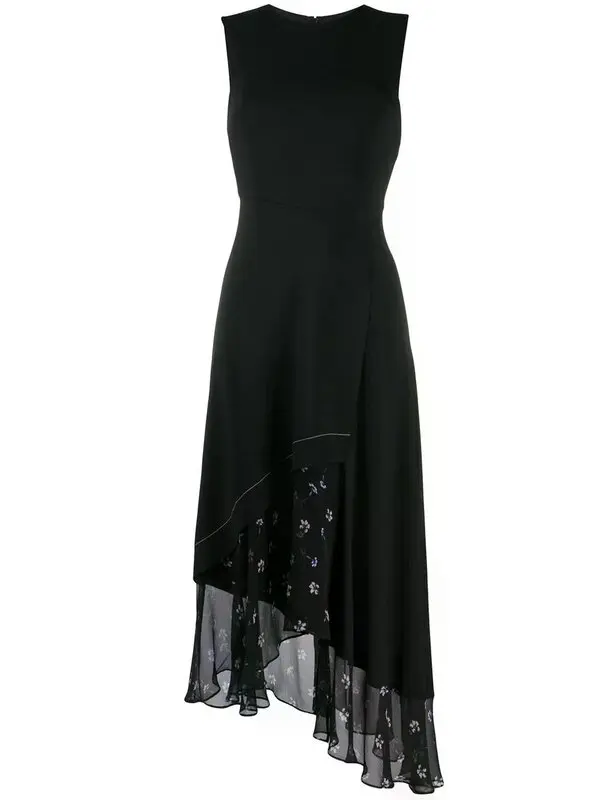 Markus Lupfer Floral Trim Shift Dress