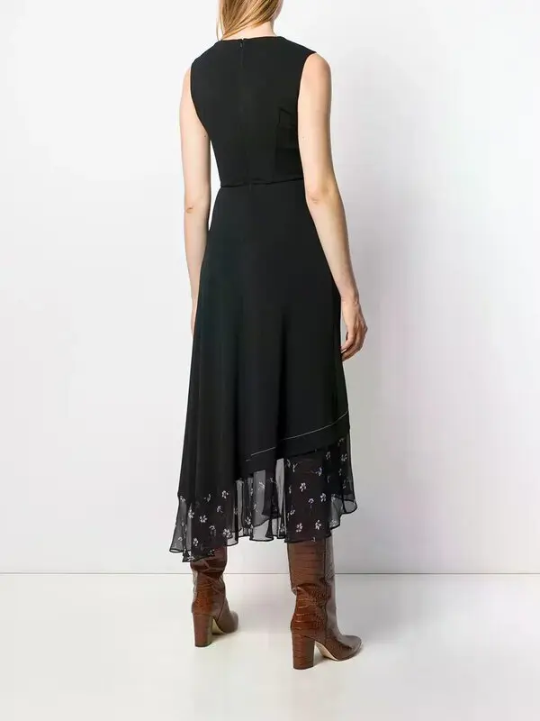 Markus Lupfer Floral Trim Shift Dress