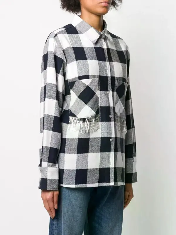 Woolrich Fringed Check Shirt