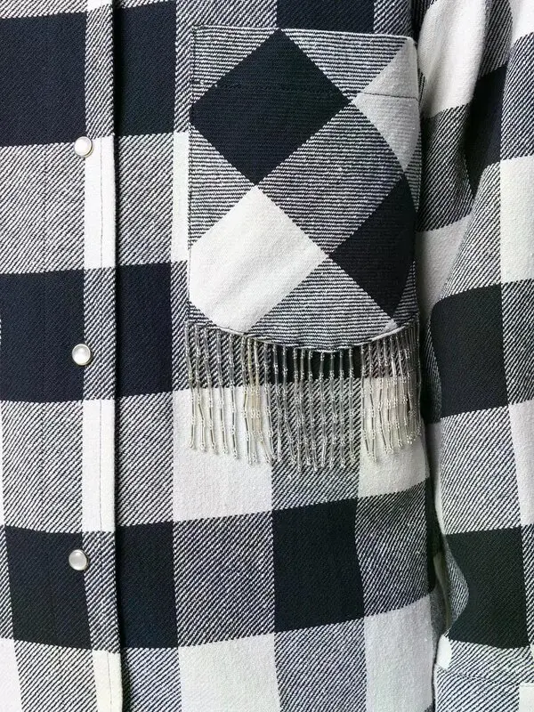 Woolrich Fringed Check Shirt