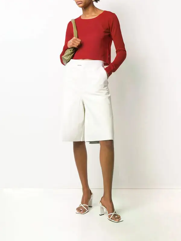 Woolrich Cropped Crew-neck Jumper - Red