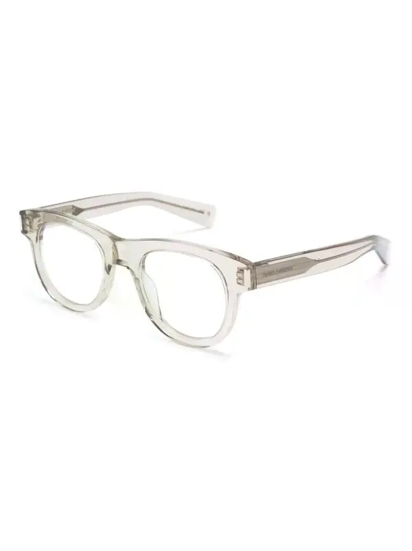 Saint Laurent Transparent Round-frame Glasses - Neutrals