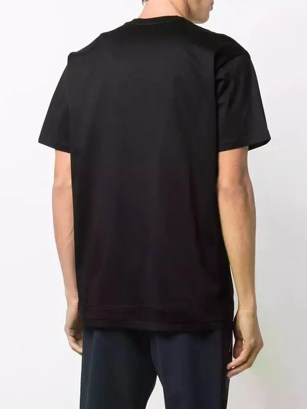 LOW BRAND Double-hem Cotton T-shirt