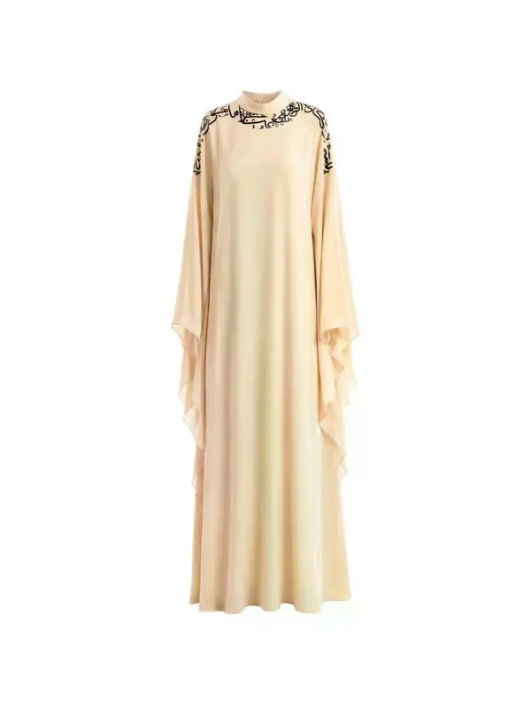 GEMY MAALOUF Embroidered Sleeve Kaftan