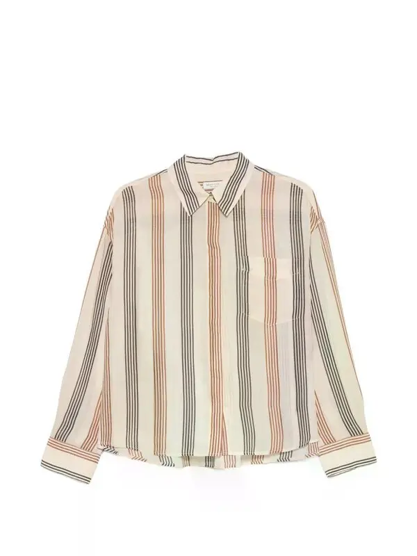 Marc O'polo Vertical Stripe Shirt - Neutrals