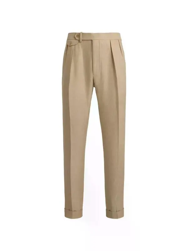 Ralph Lauren Purple Label Gregory Twill Trousers - Neutrals