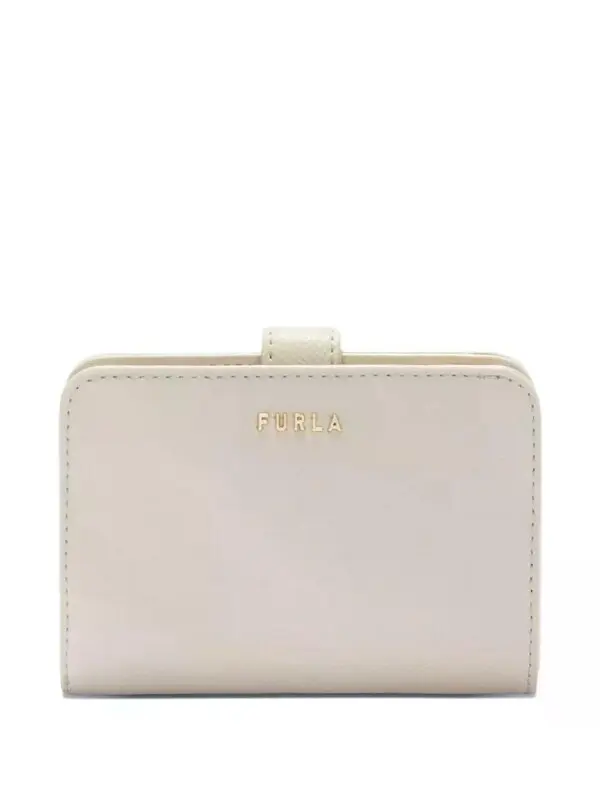 Furla S Classic Compact Logo-plaque Wallet - White