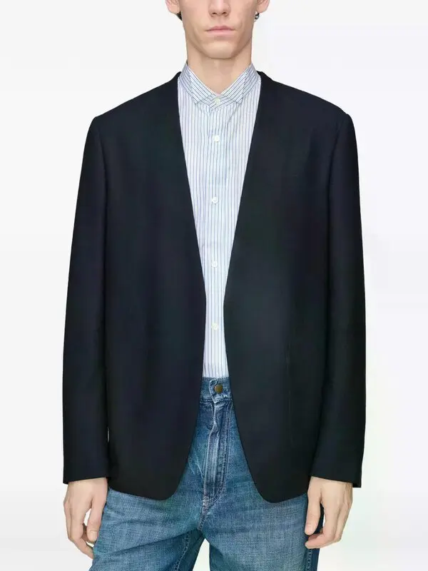 MAISON MARGIELA Open-front Collarless Jacket