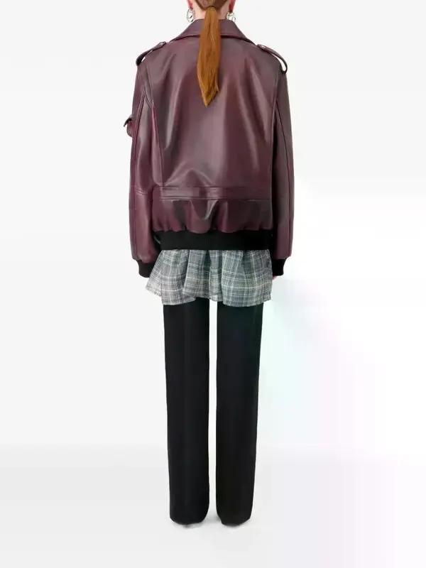 Coperni Oversized Leather Bomber Jacket
