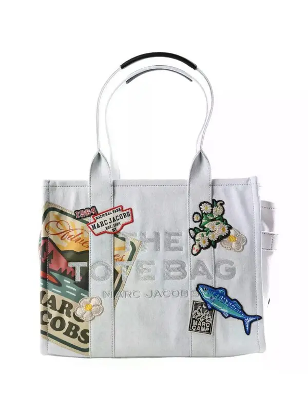 Marc Jacobs Large The Tote Patch-embellished Tote Bag
