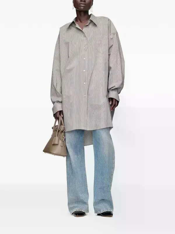 MAISON MARGIELA Oversized Pinstriped Shirt