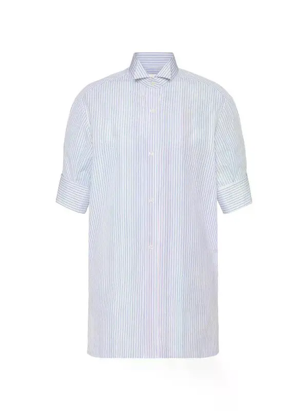 MAISON MARGIELA Striped Wing-collar Shirt