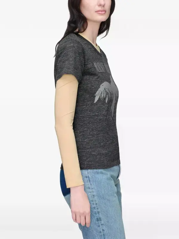 MAISON MARGIELA Bird Motif Crewneck T-shirt