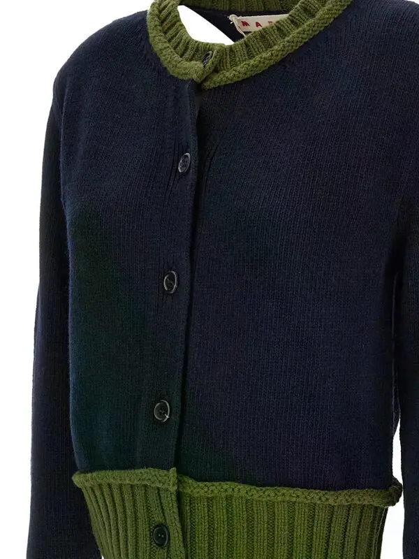 Marni Ribbed-trim Cardigan