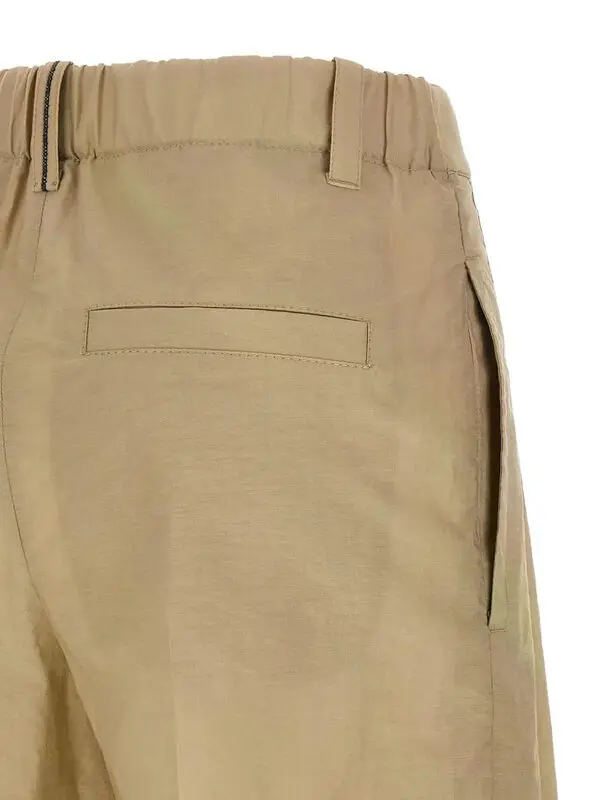 Brunello Cucinelli Monile Wide Leg Trousers