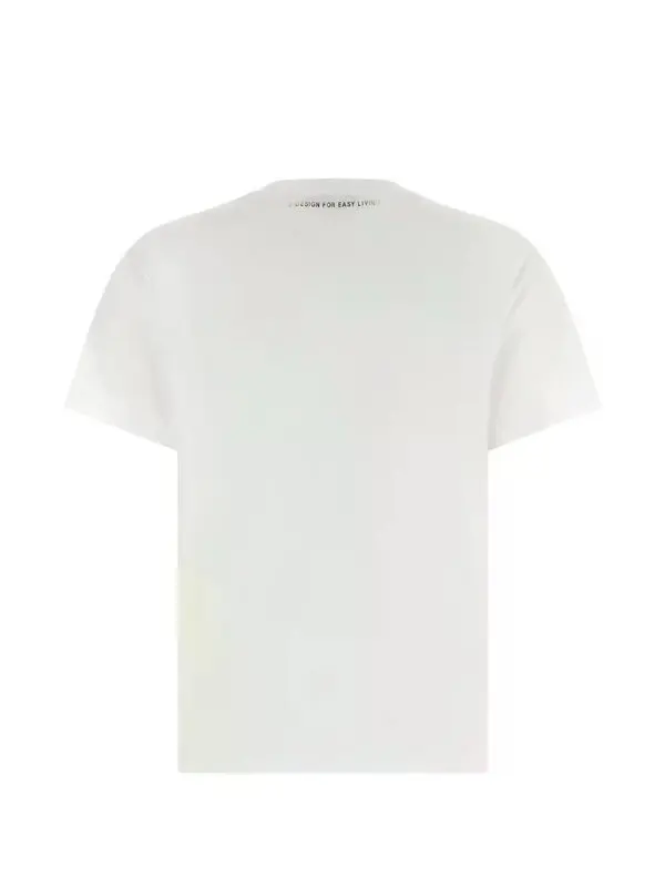 Max Mara Edile Logo-print Cotton T-shirt - Neutrals