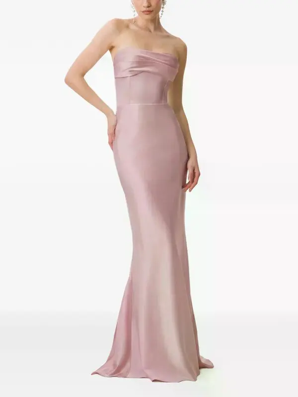 FRAMBOISE Lyris Strapless Maxi Dress - Pink