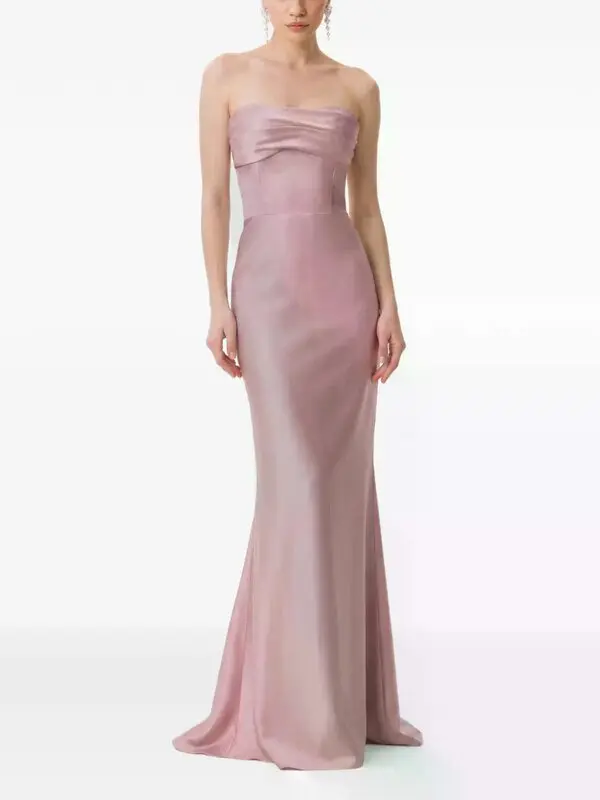 FRAMBOISE Lyris Strapless Maxi Dress