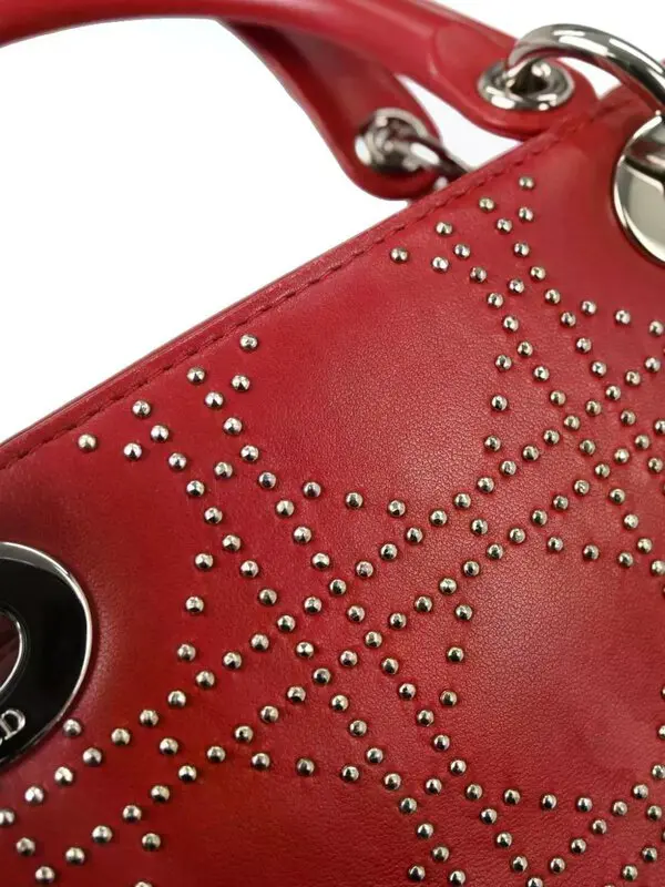 Dior Cannage Studded Lady Handbag