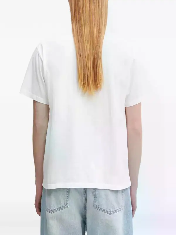 NO PROBLEMO Mini Logo Cotton T-shirt