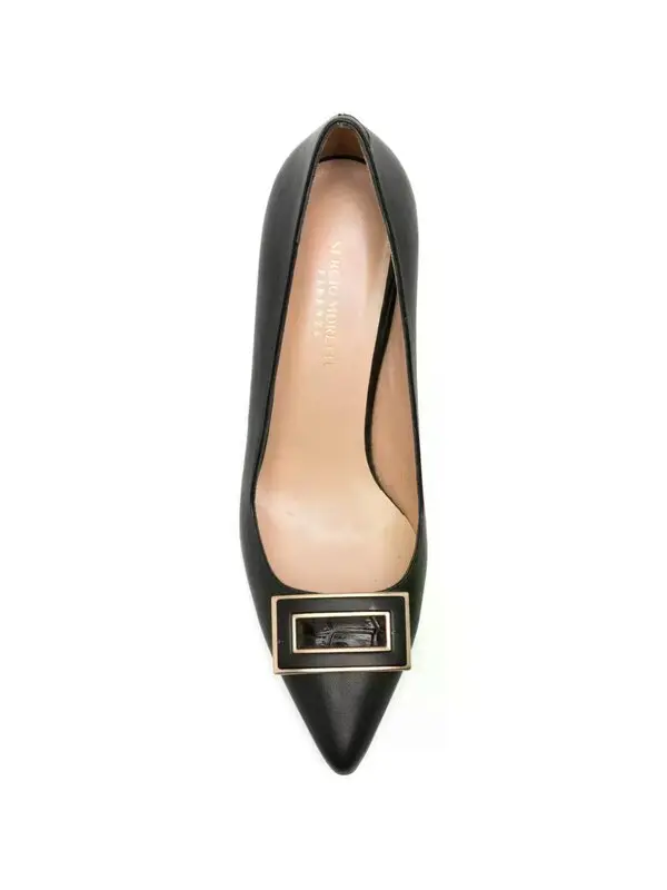 SERGIO MORETTI FIRENZE Buckle-detail Pointed-toe Pumps