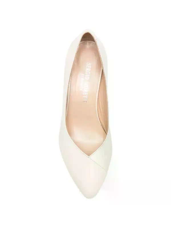 SERGIO MORETTI FIRENZE Pointed-toe Block-heel Pumps