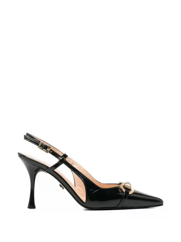 SERGIO MORETTI FIRENZE Horsebit Detail Slingback Pumps