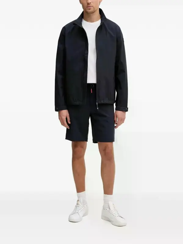 Guess Zip-up Jacket With Logo Patch