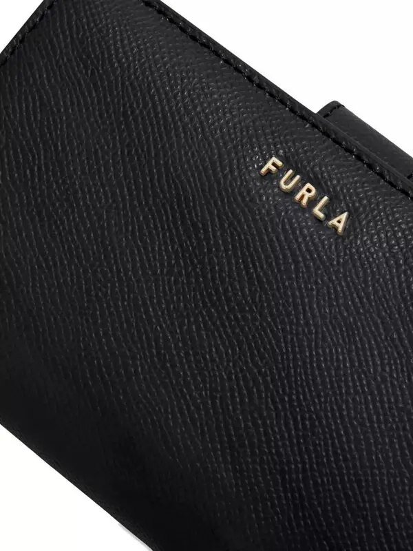 Furla Medium Classic Compact Logo-plaque Leather Wallet