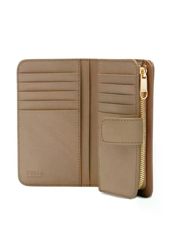 Furla Medium Classic Compact Wallet - Brown