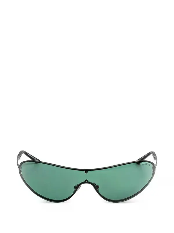 TOM FORD Geometric Frame Sunglasses - Green