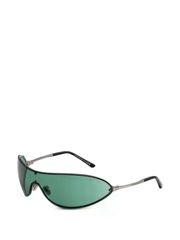 TOM FORD Geometric Frame Sunglasses - Green