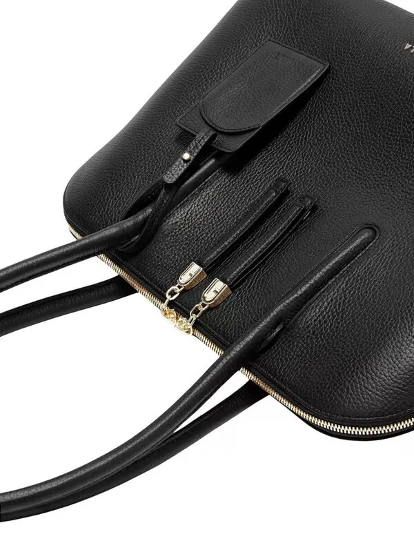 Furla L'atmosfera Dome Leather Shoulder Bag