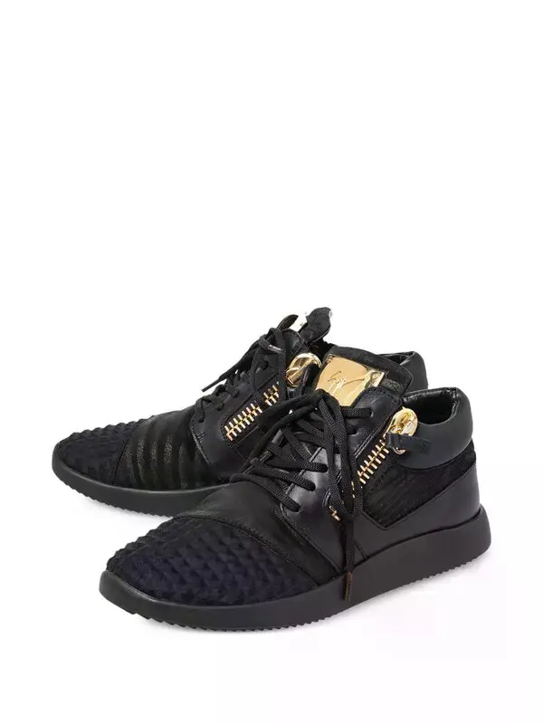 GIUSEPPE ZANOTTI Zip-accent High-top Sneakers