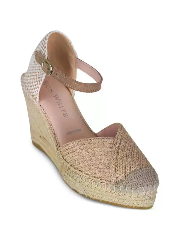 Ron White Buckle-fastening Wedge Espadrilles