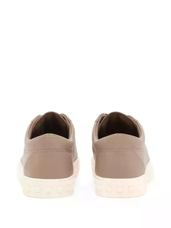 Valentino Garavani Cityplanet Leather Lace-up Sneakers