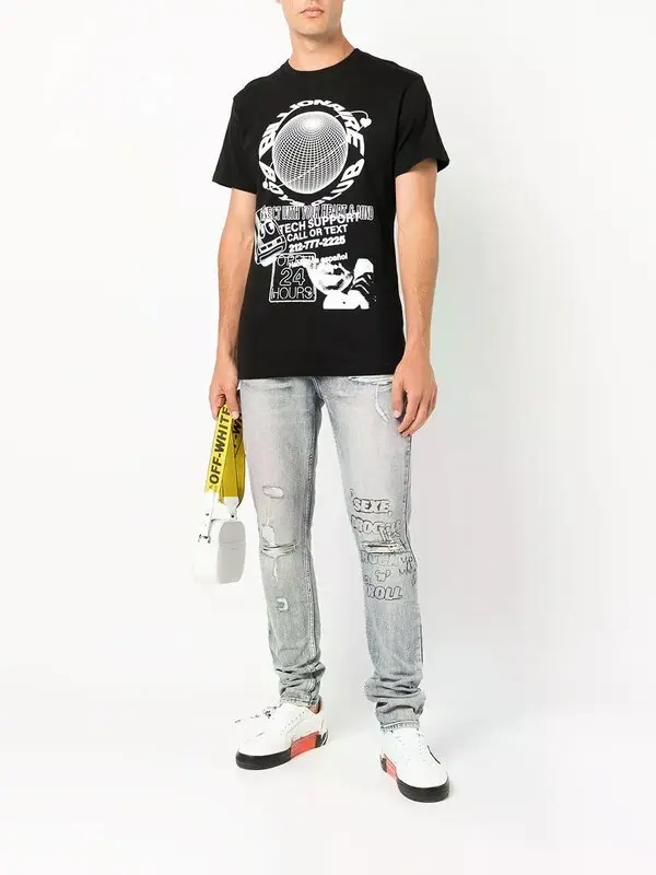 Ksubi Slim-fit Distressed Denim Jeans