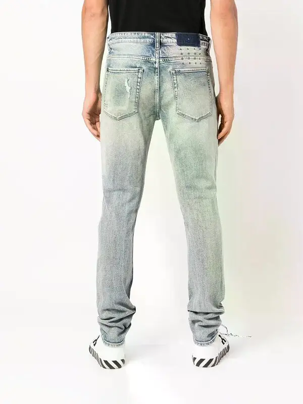 Ksubi Slim-fit Distressed Denim Jeans