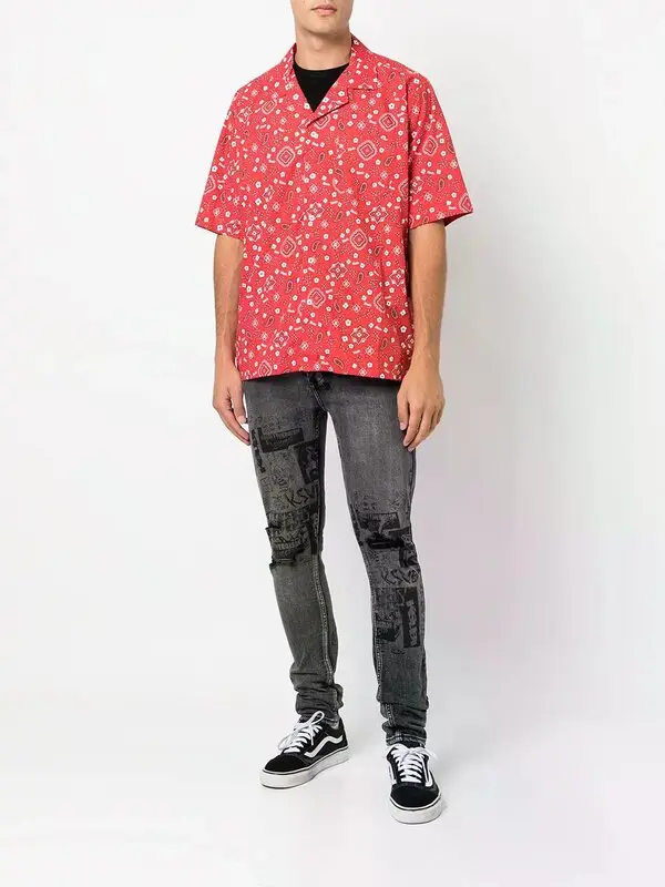 Ksubi Van Winkle Mash Up Slim Fit Jeans
