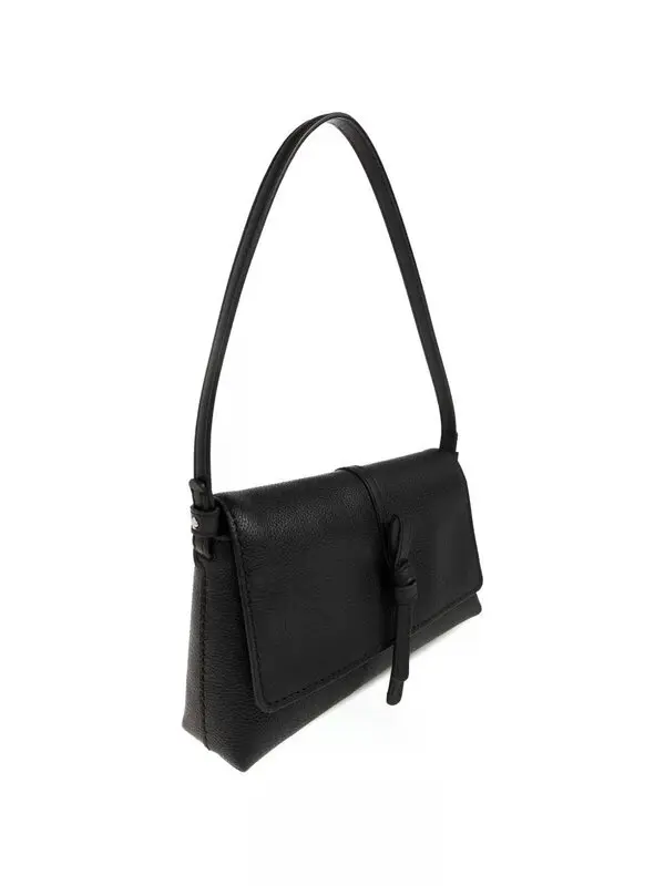 Kate Spade New York Small Knot Detail Leather Tote Bag - Black
