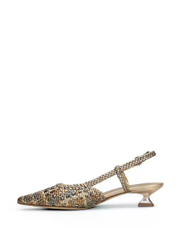 THE SELLER Woven Slingback Pumps