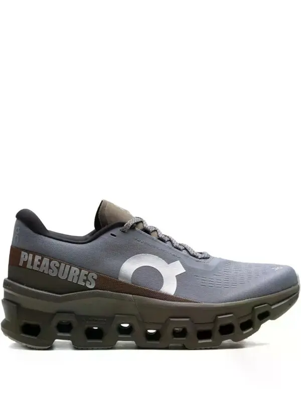 On X Pleasures X The Loop Cloudmster 2 Mist/olive Sneakers