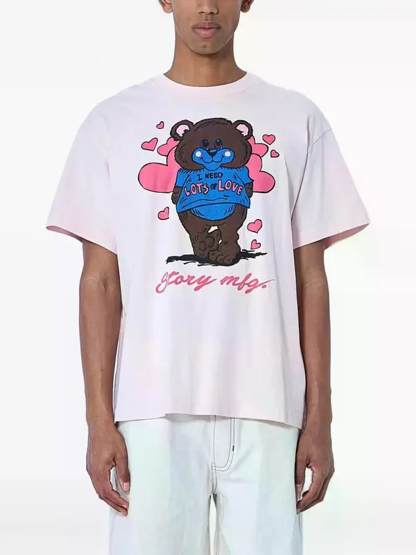 STORY MFG. Cotton Graphic Print T-shirt