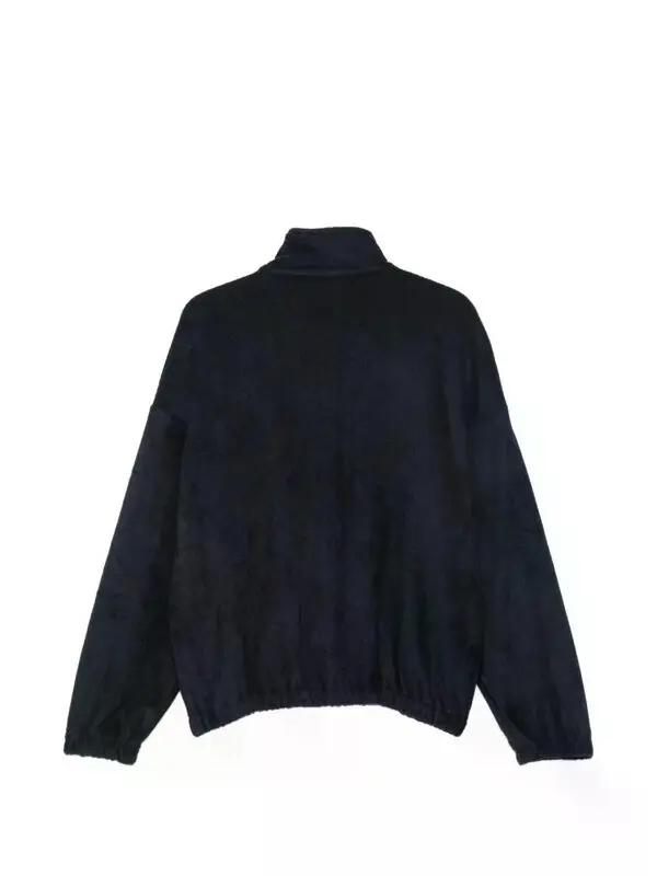 SONG FOR THE MUTE Character Patch Half-zip Sweatshirt