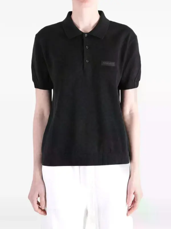 Givenchy Logo-patch Polo Shirt