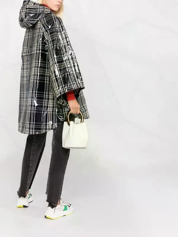 Woolrich Hunting Check Print Raincoat